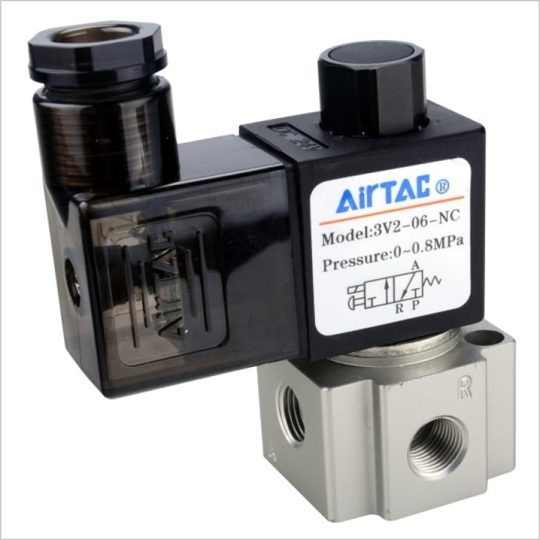 Airtac Inline 3V2 Solenoid 3/2 Valve Series - Mead Engineering Services - Comprehensive ...